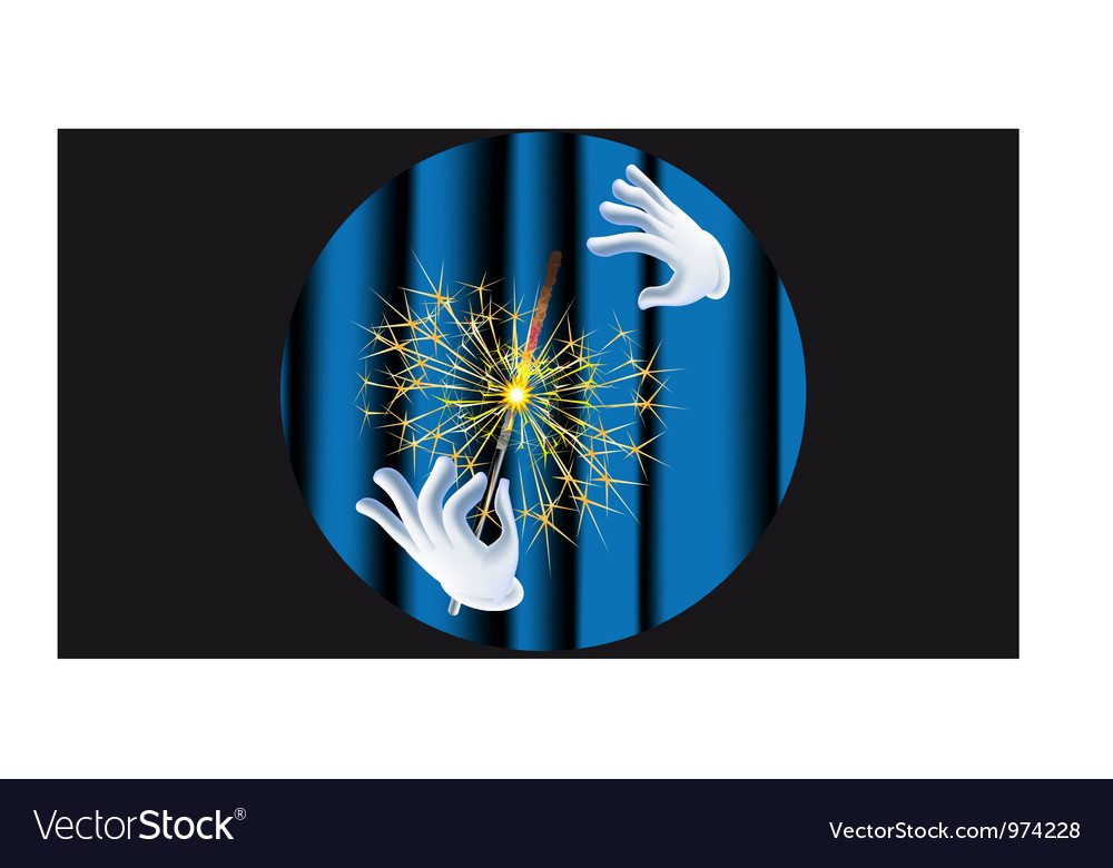 Magic sparkle Royalty Free Vector Image - VectorStock