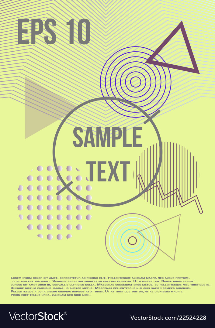 Minimum geometric coverage Royalty Free Vector Image