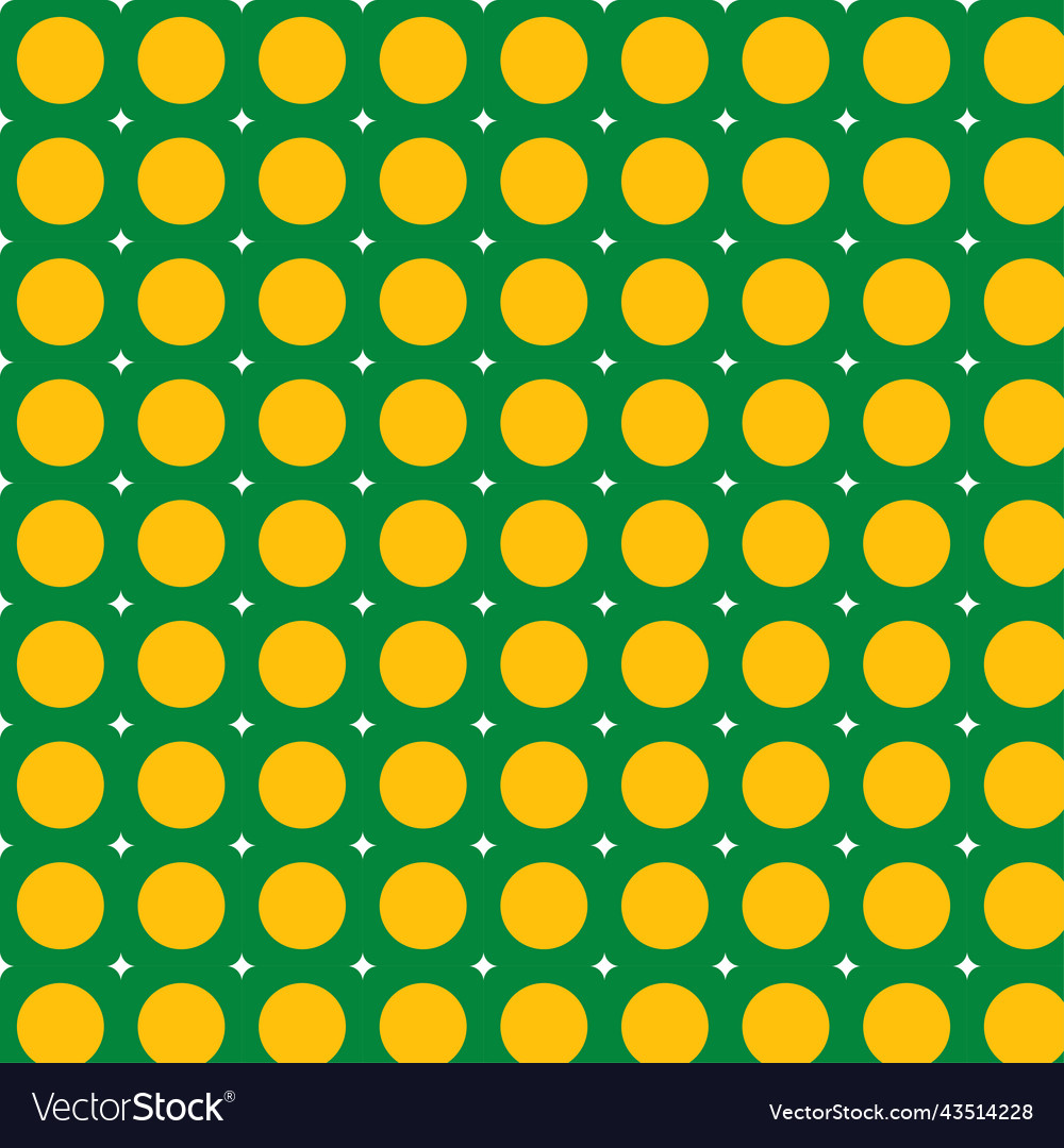 Seamless pattern background green square Vector Image