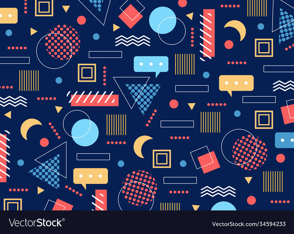 Geometric pattern abstract modern creative Vector Image
