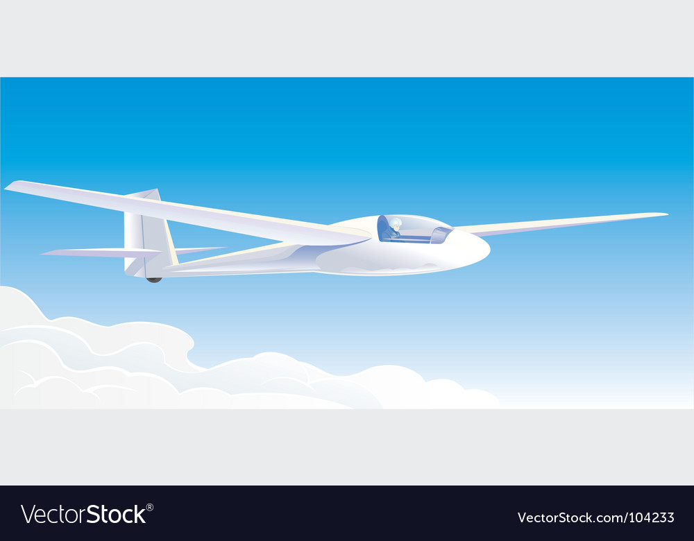 Glider Royalty Free Vector Image - VectorStock