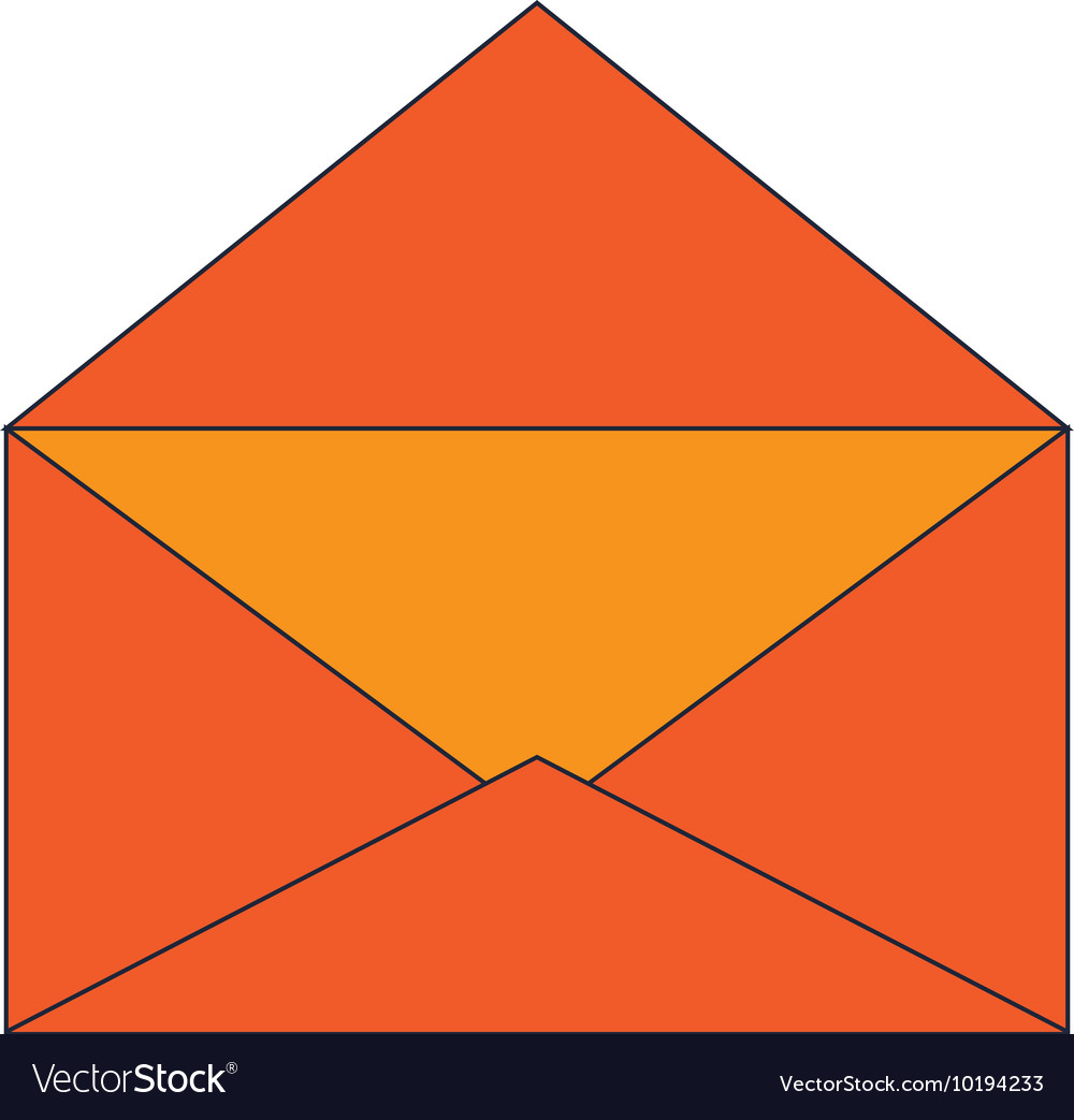 Open envelope icon Royalty Free Vector Image - VectorStock
