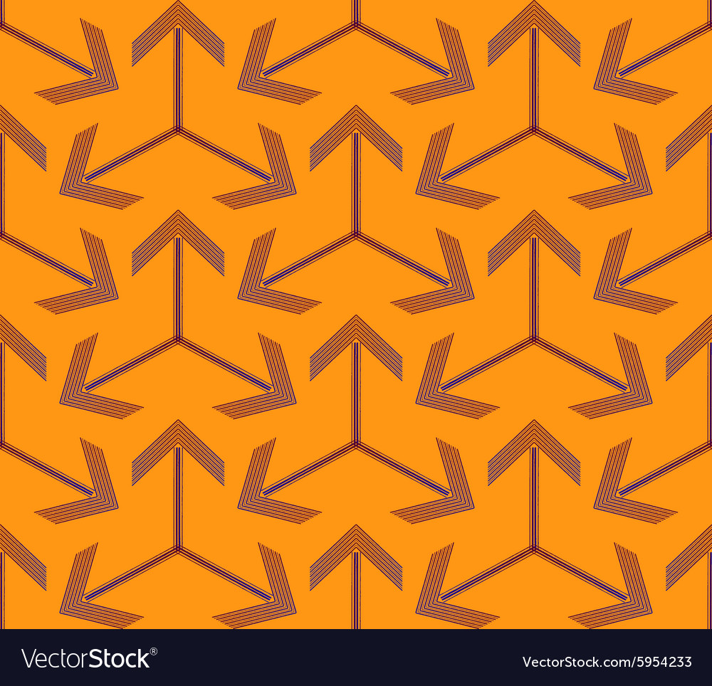 Seamless geo pattern Royalty Free Vector Image