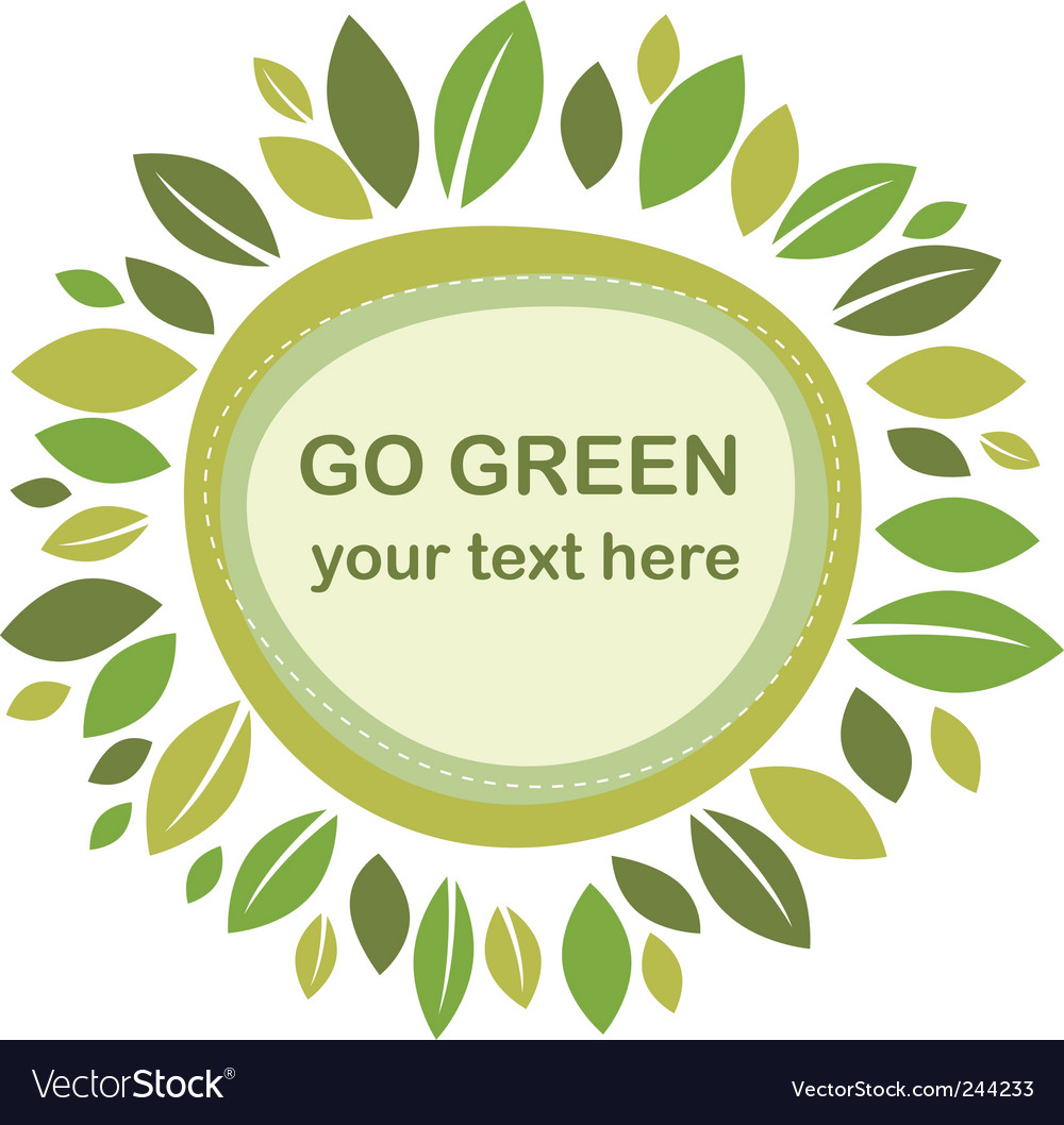 Tree text space Royalty Free Vector Image - VectorStock