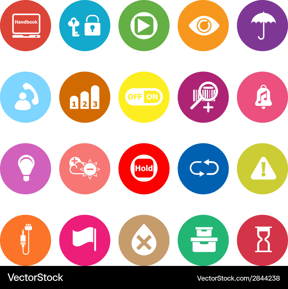 Home use machine sign flat icons on white Vector Image