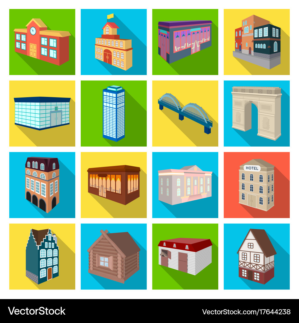 Municipality building bank office building Vector Image