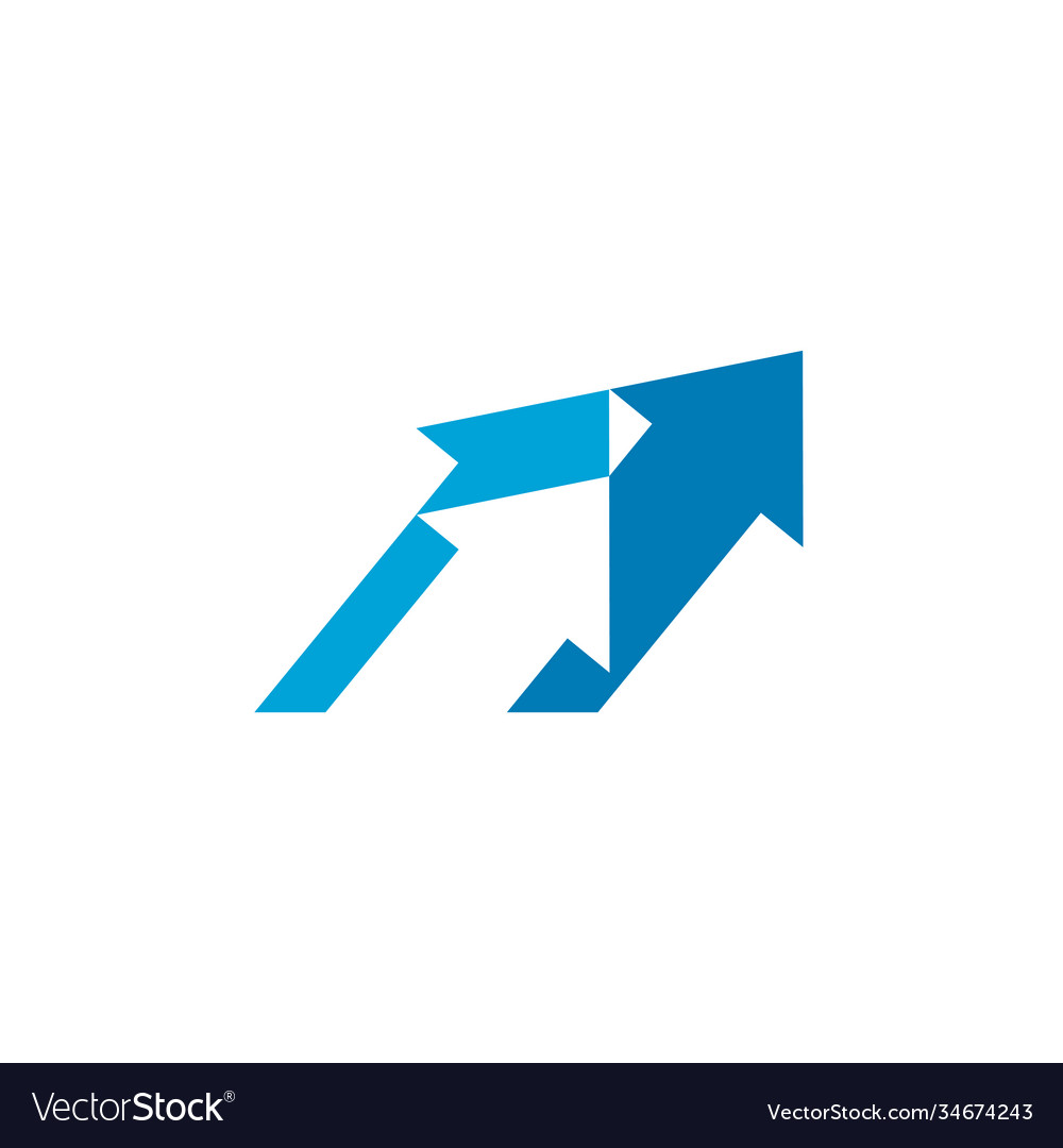 Analytics logo - data business technology finance Vector Image