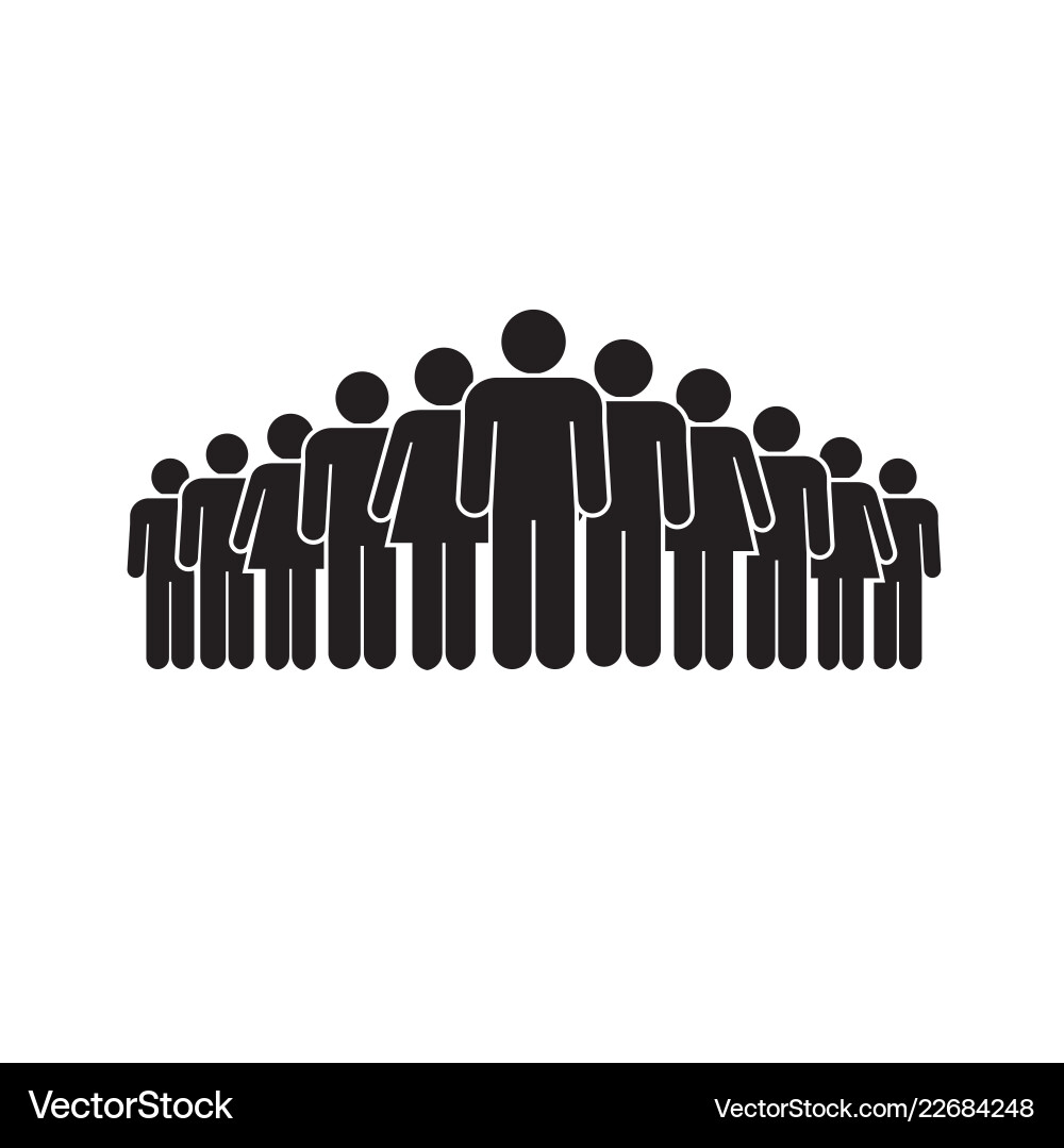 Gender diversity figure on white background Vector Image