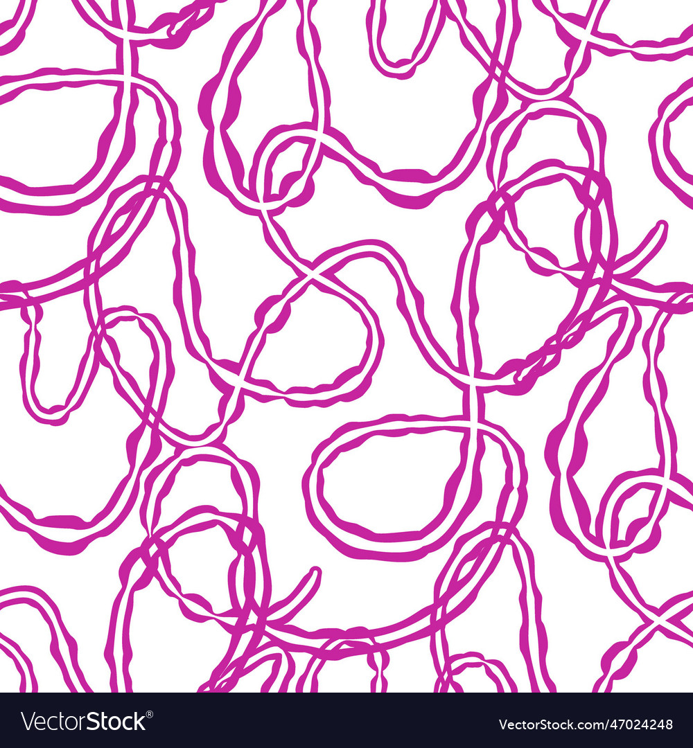 Seamless pattern with a simple abstract drawing Vector Image