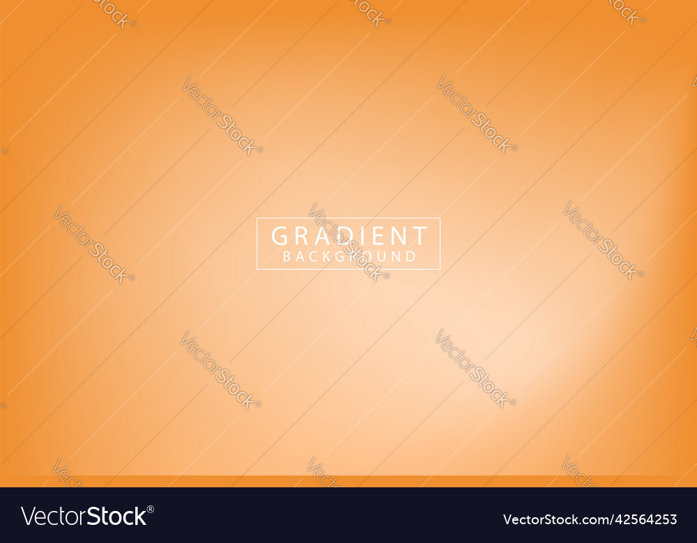 Orange gradient background design Royalty Free Vector Image