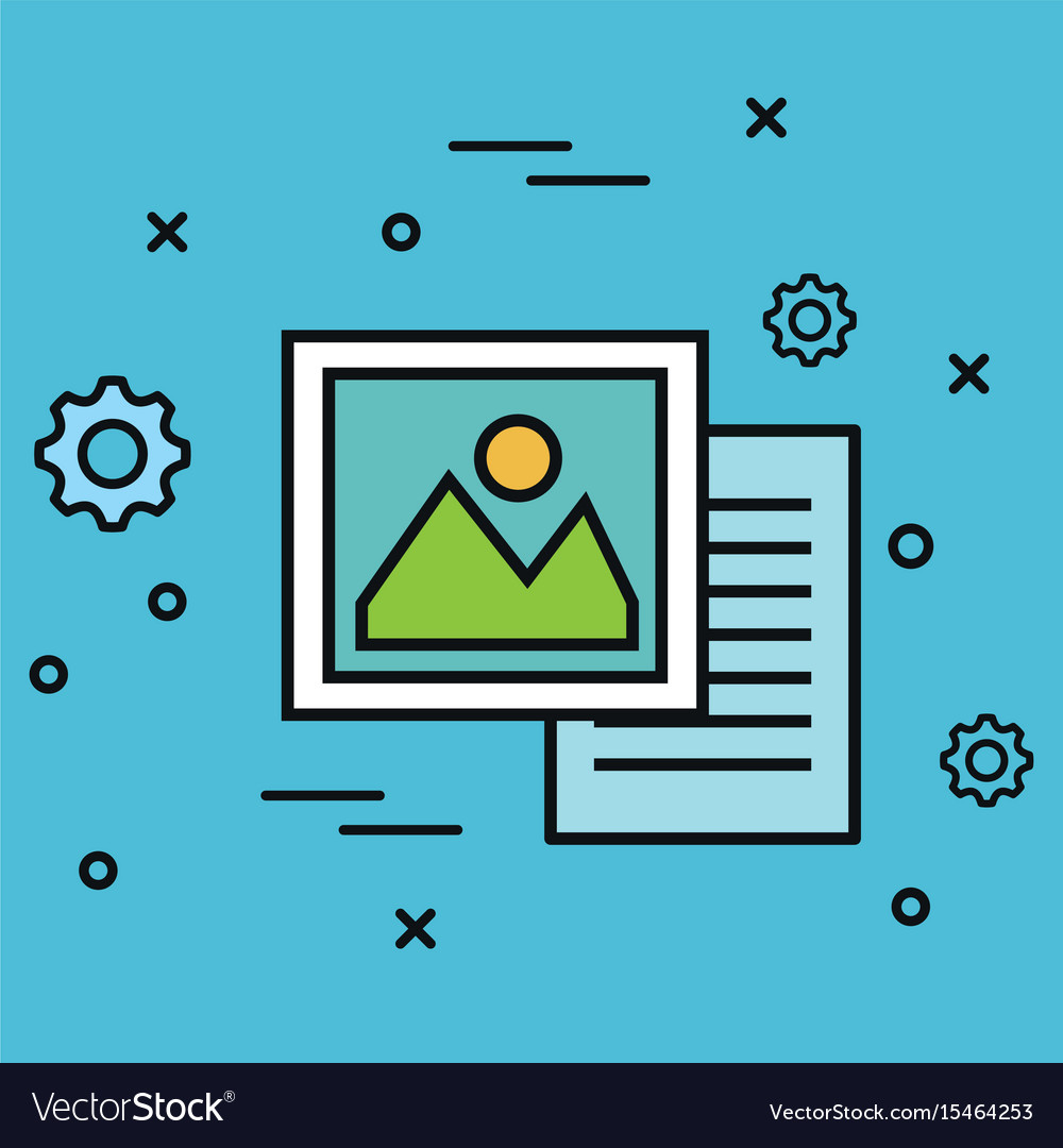 Technology and communication objects design Vector Image