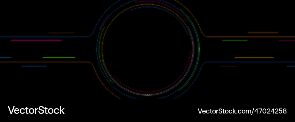 Abstract technology futuristic neon laser Vector Image