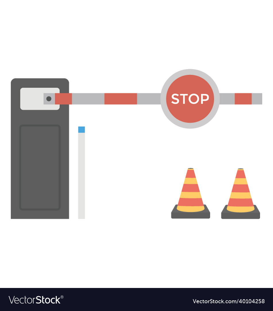 Checkpost Royalty Free Vector Image - VectorStock