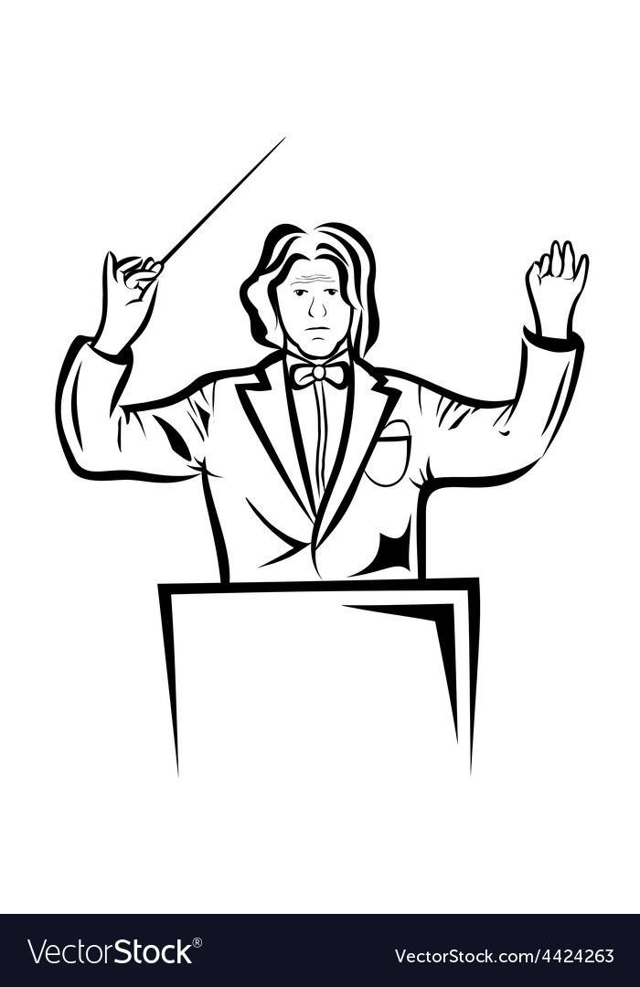 Conductor Royalty Free Vector Image - VectorStock