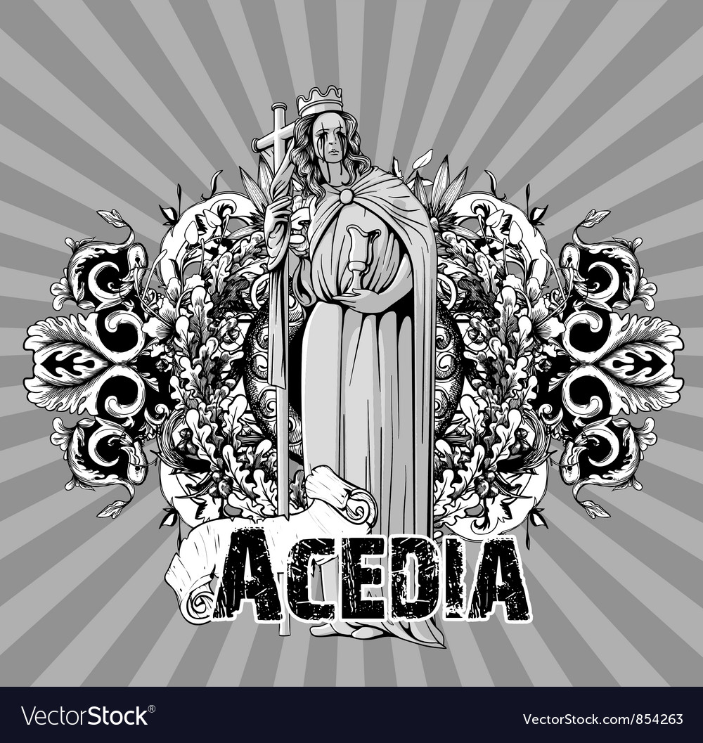 Dark gothic background Royalty Free Vector Image