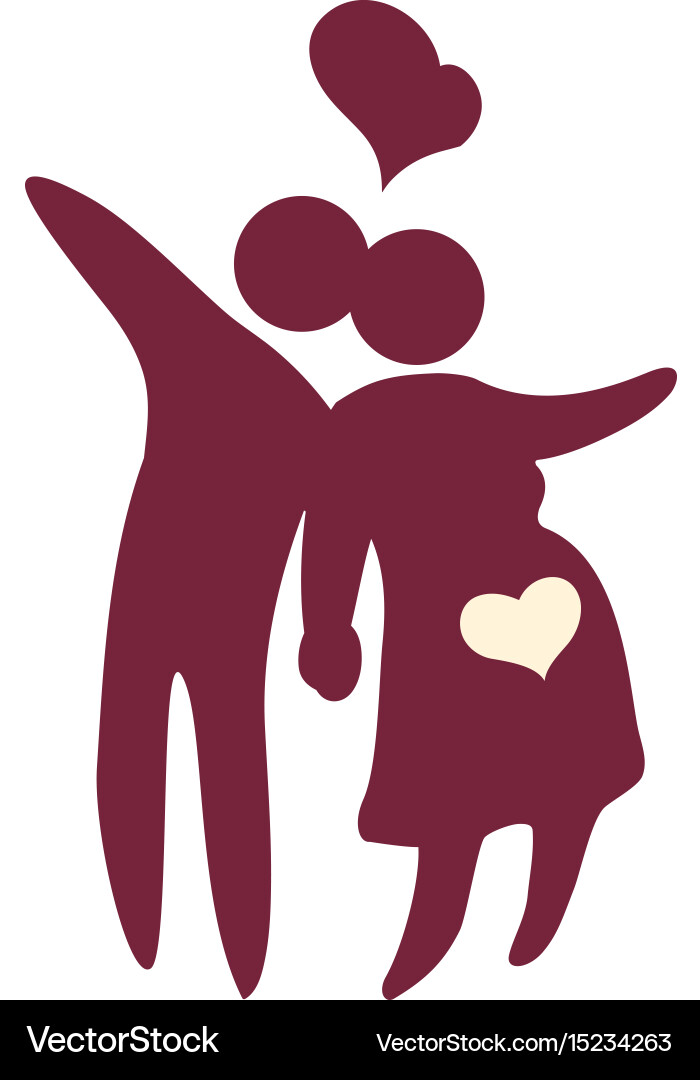 Family faceless together Royalty Free Vector Image