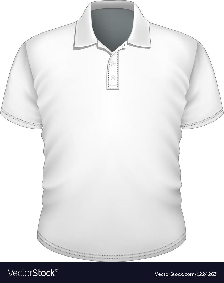 Mens Polo shirt Design Template Royalty Free Vector Image