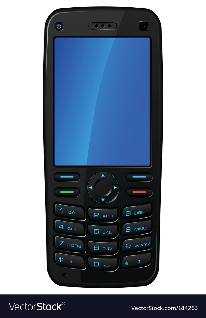 Mobile phone Royalty Free Vector Image - VectorStock
