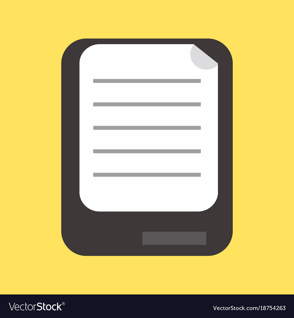 Simple rounded paperboard Royalty Free Vector Image