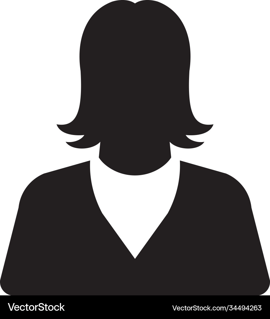 Woman icon design template isolated Royalty Free Vector