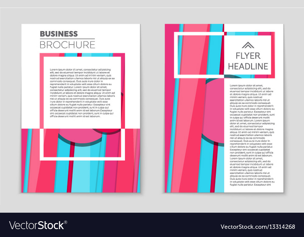 Abstract layout background set for art Royalty Free Vector