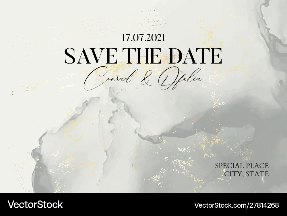 Hand-drawn marble texture in pastel grey colors Vector Image