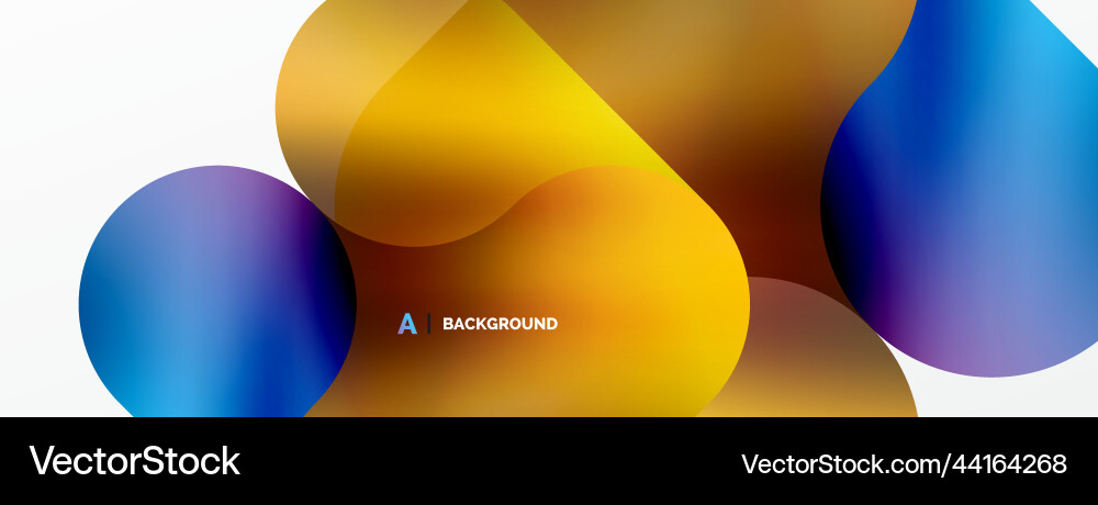 Round shapes and circle geometric abstract Vector Image