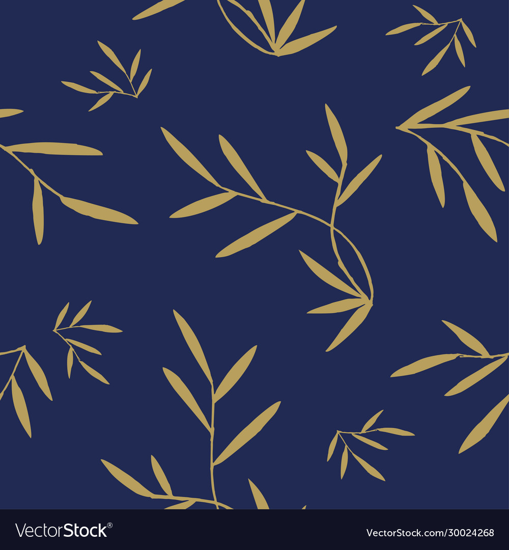 Twigs seamless pattern Royalty Free Vector Image