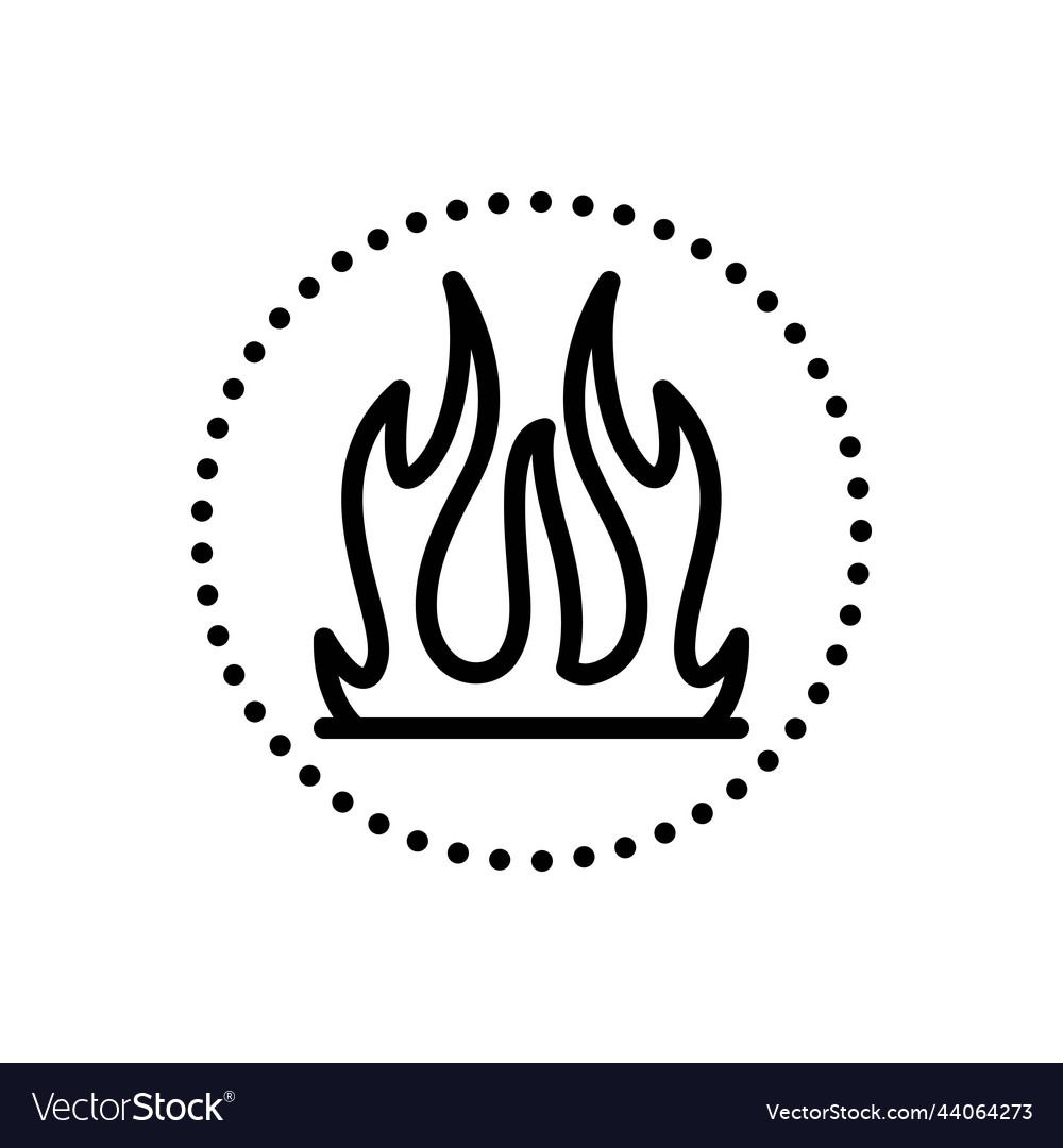 Flame Royalty Free Vector Image - VectorStock