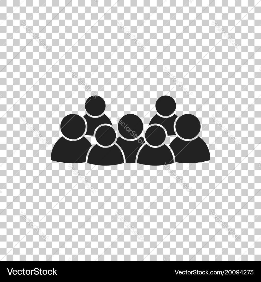 Group of people icon persons Royalty Free Vector Image