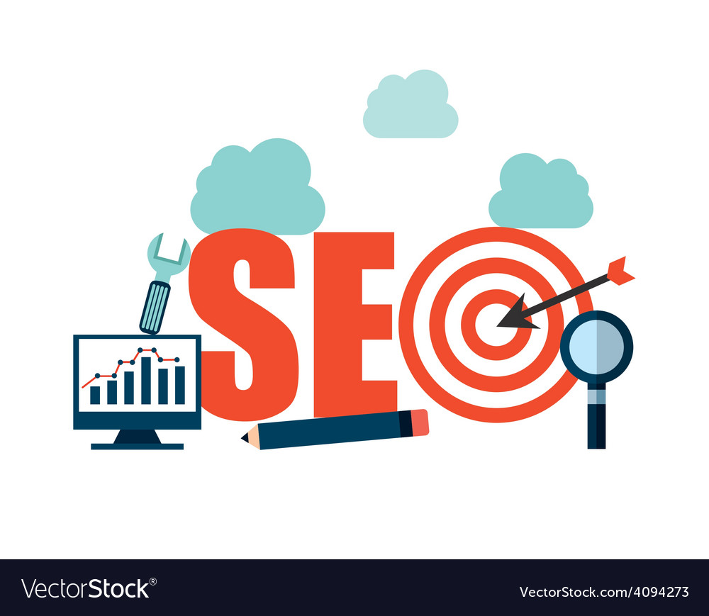 Search engine optimization Royalty Free Vector Image