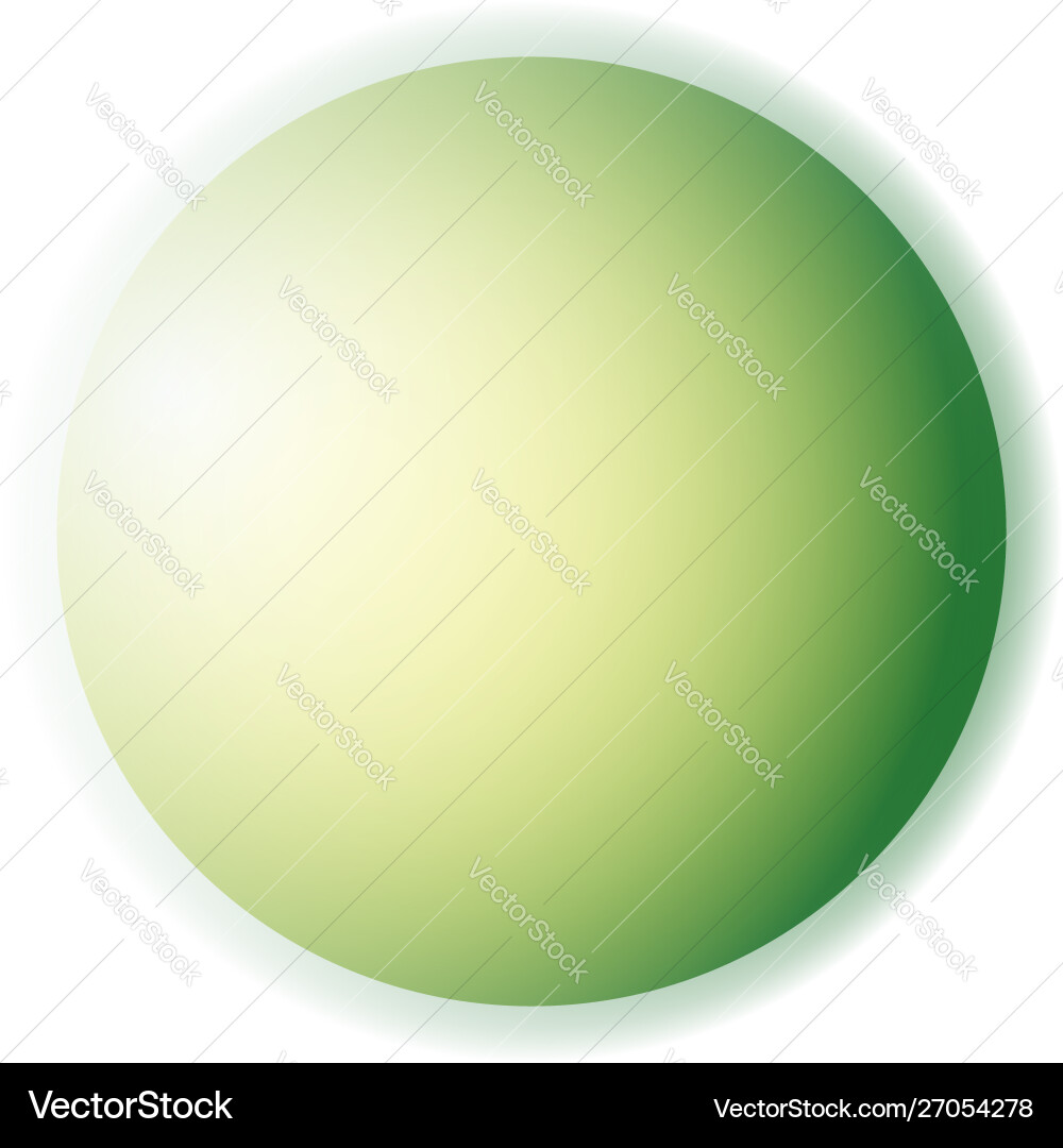 Colorful shiny orb sphere globe round 2-color Vector Image