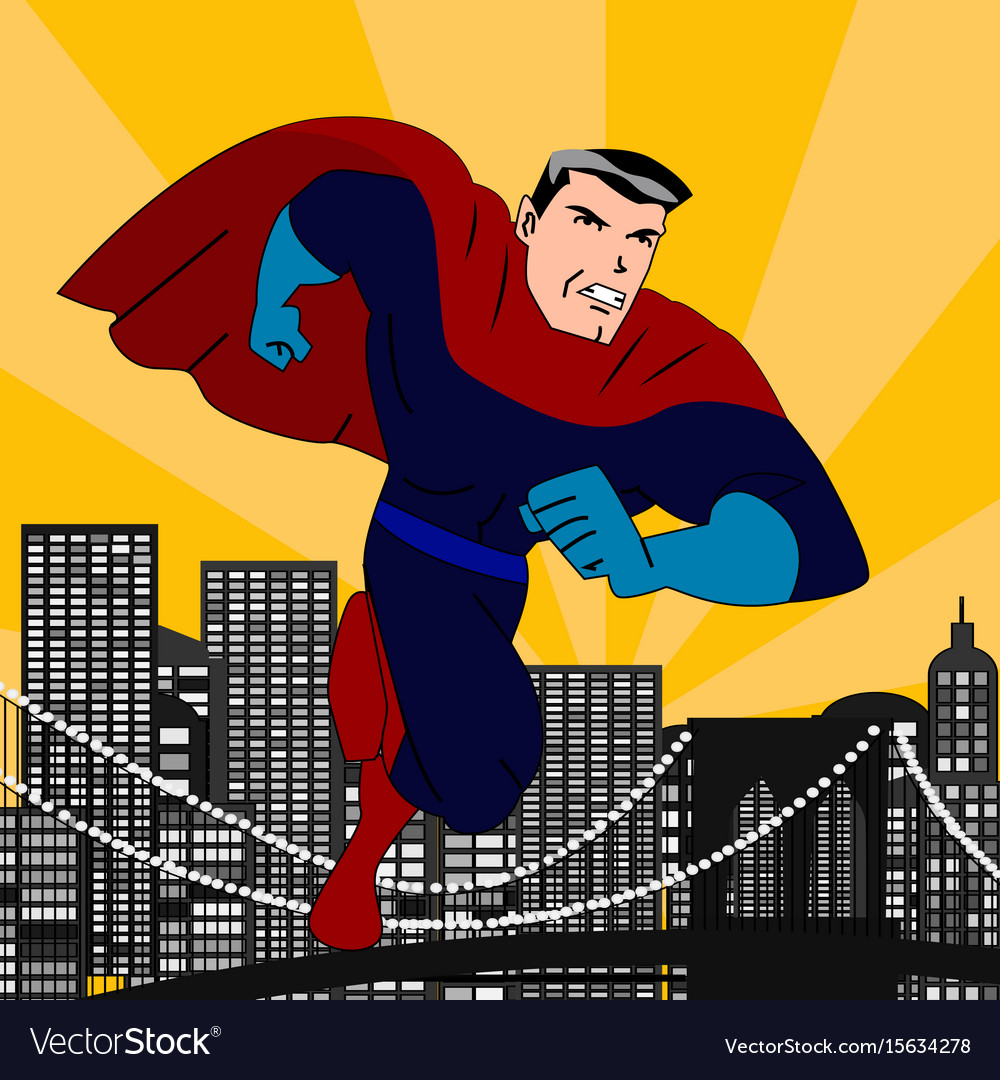 Superhero Royalty Free Vector Image - VectorStock