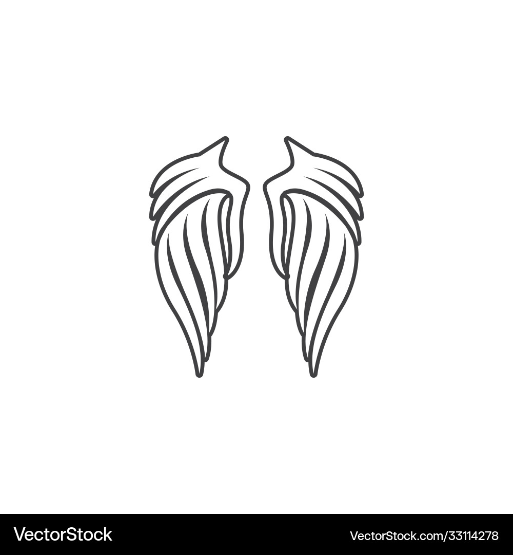 Wing logo template Royalty Free Vector Image - VectorStock