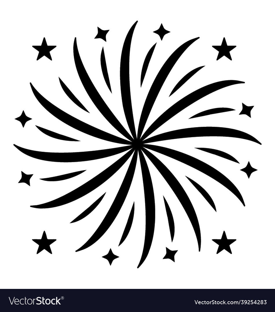 Firework Royalty Free Vector Image - VectorStock