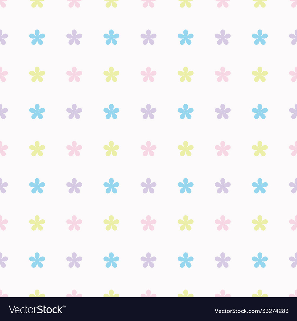Seamless floral repeat pattern design Royalty Free Vector