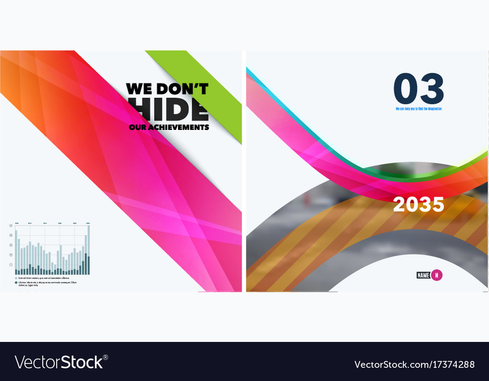 Abstract design elements for graphic layout Vector Image