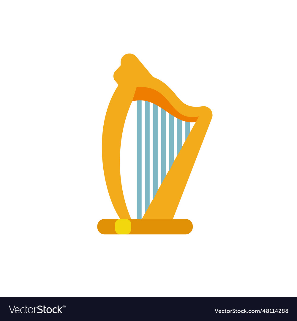 Irish harp icon Royalty Free Vector Image - VectorStock