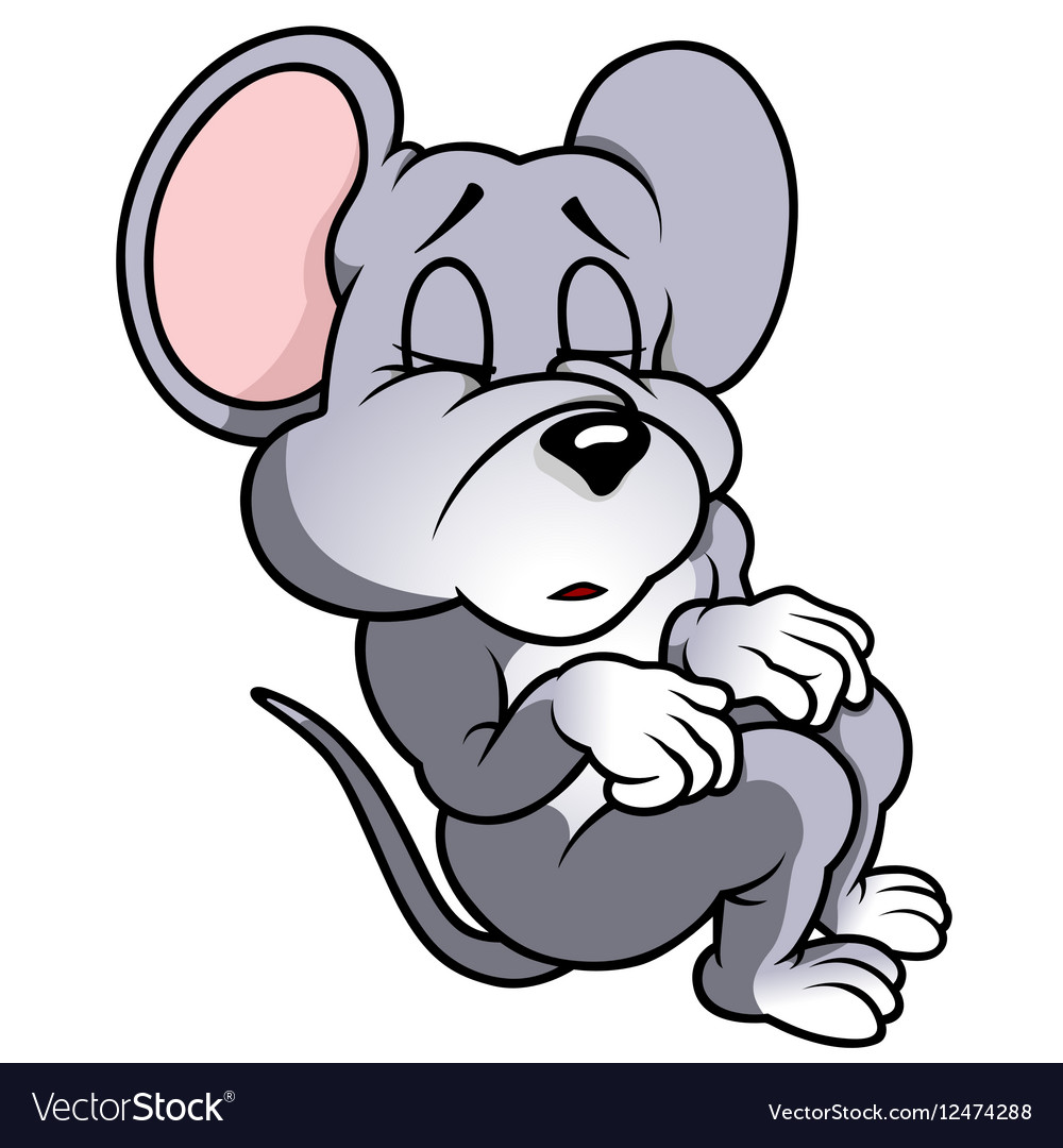 Sleeping mouse Royalty Free Vector Image - VectorStock Sleeping mouse Royalty Free Vector Image - VectorStock
