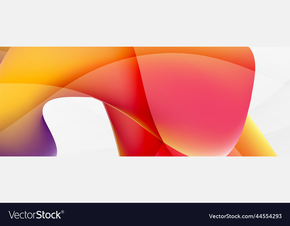 Abstract background fluid gradient color wave Vector Image