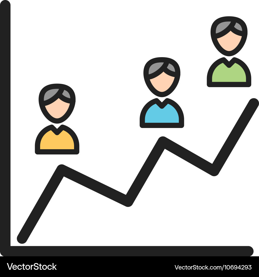 Candidate Graph Royalty Free Vector Image - VectorStock