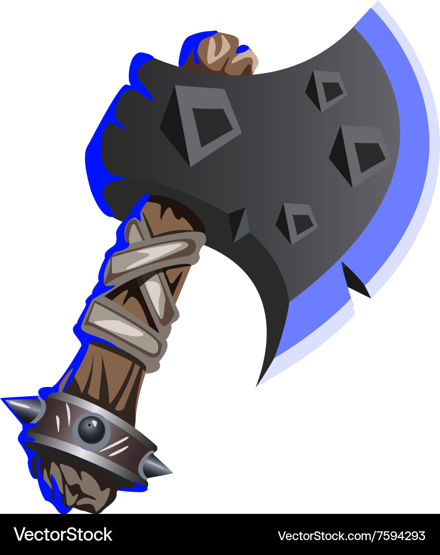 Iron axe Royalty Free Vector Image - VectorStock
