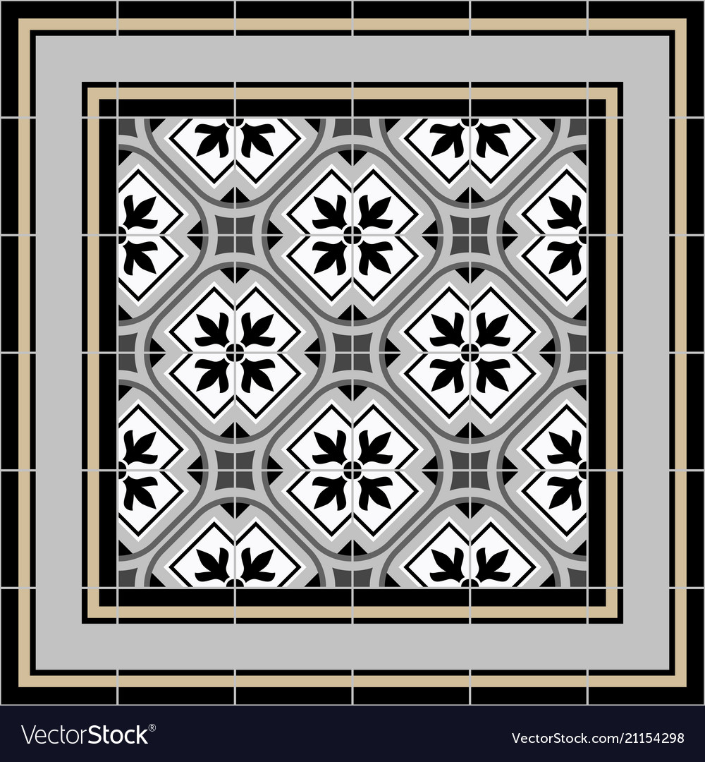 Decorative tiles Royalty Free Vector Image - VectorStock