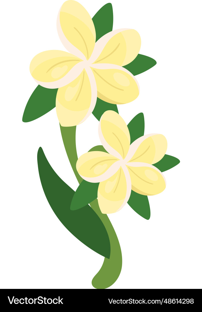 Flowers plant icon isolated Royalty Free Vector Image