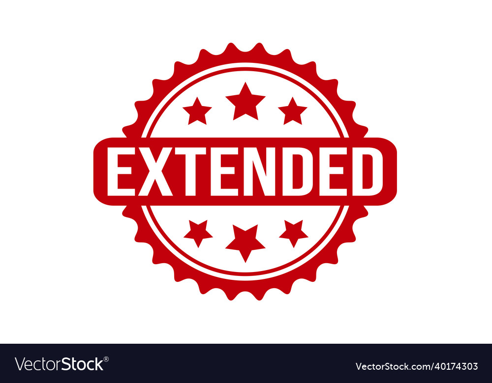 Extended rubber stamp grunge stamp seal Royalty Free Vector