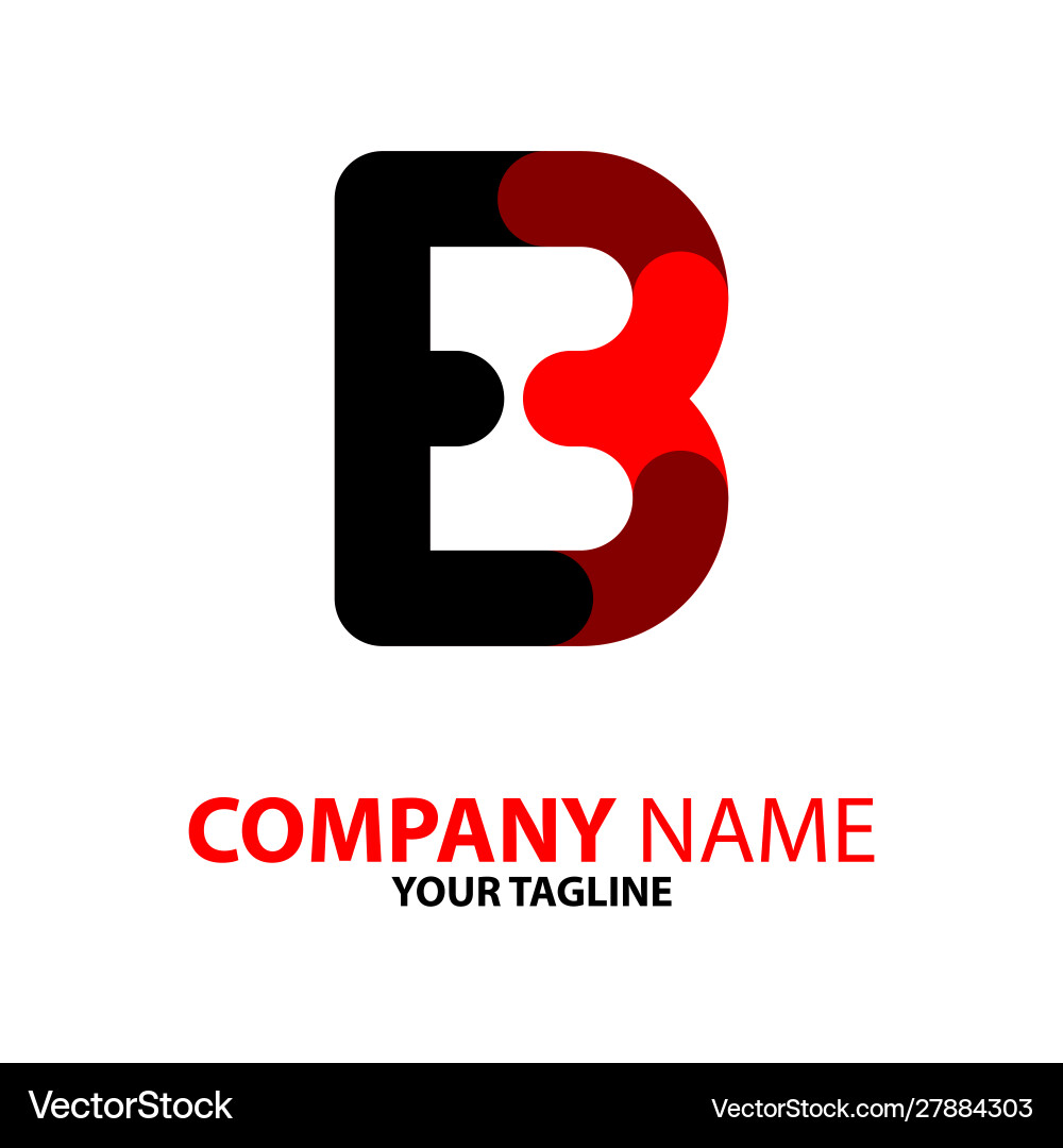 Initial concept can be used for companies Vector Image