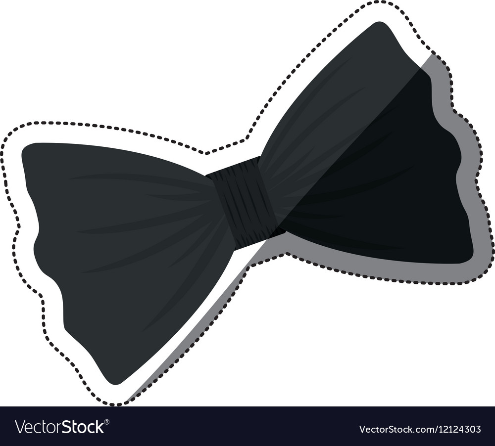 Isolated bowtie design Royalty Free Vector Image