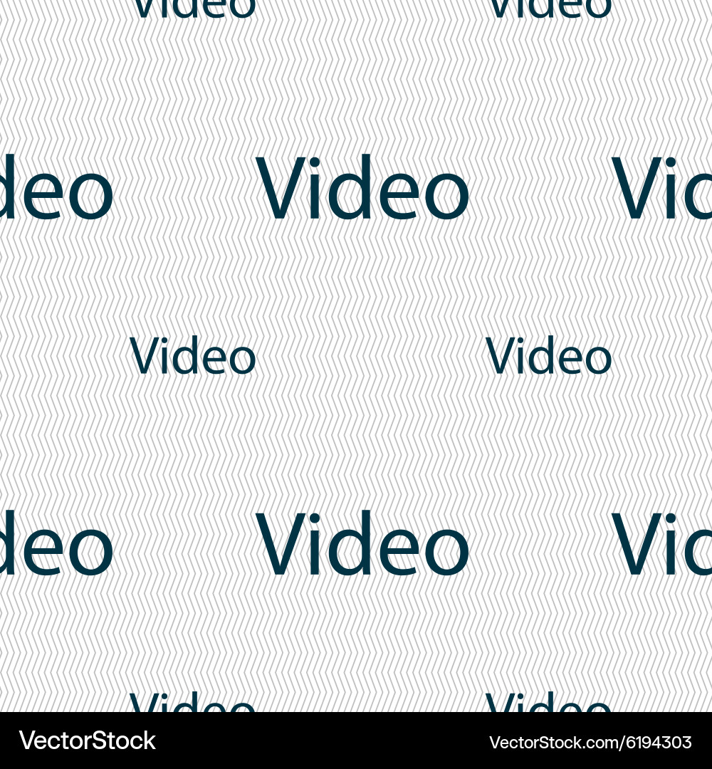 Play video sign icon player navigation symbol Vector Image