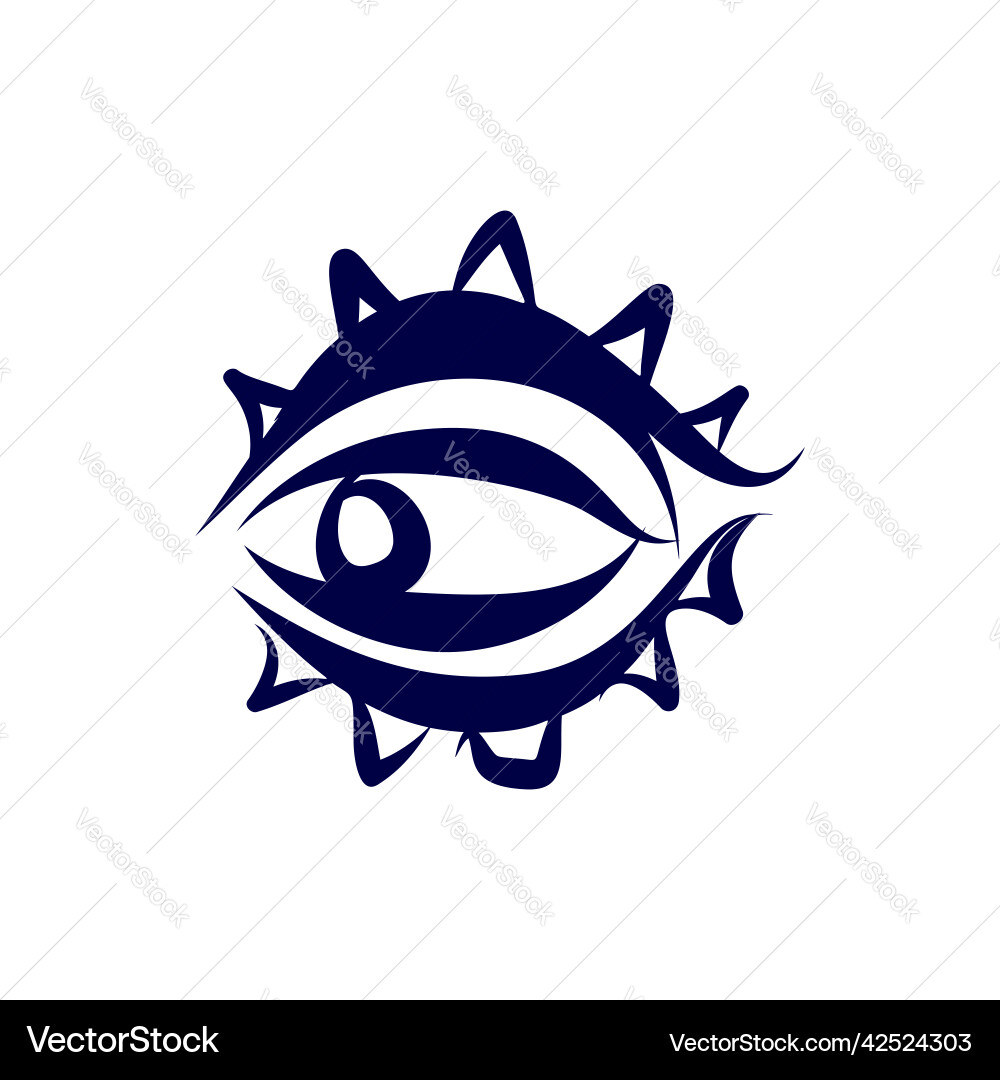 Symbol of eye Royalty Free Vector Image - VectorStock