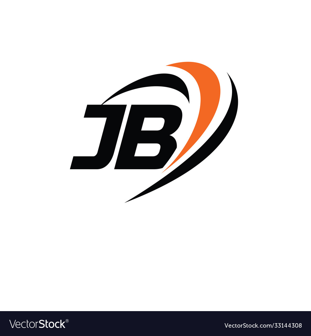 Jb monogram logo Royalty Free Vector Image - VectorStock